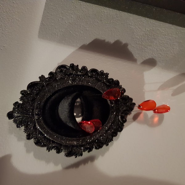 Monster Eye in Mini Ornate Frame - Quirky Spooky Eclectic Handmade Wall ...