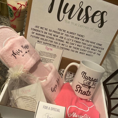 Nurse Gift Nurse Gift Set Gift Box for Nurses With Shirt, Bracelet, Mug ...