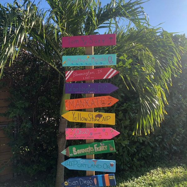 10 - 24" Arrows, Directional Wooden Arrow Sign, Unfinished Directional ...