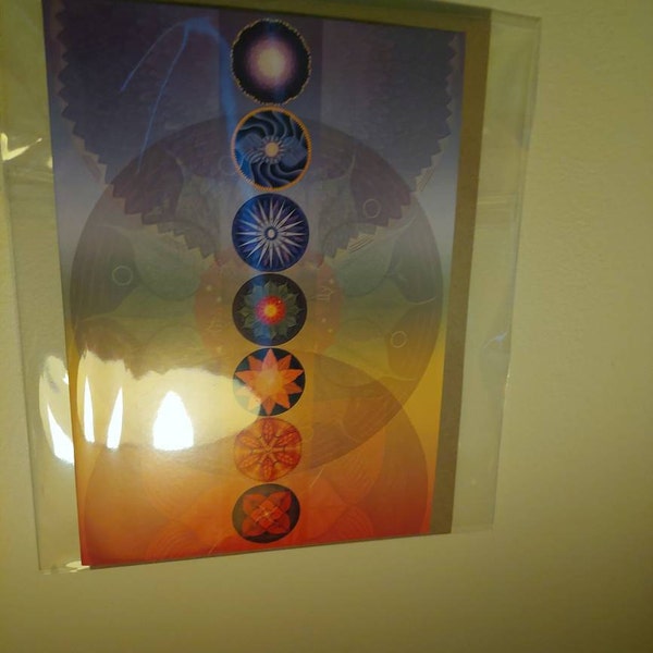 Greetings Card of "chakras" - Etsy