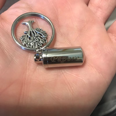 Cremation Keychain for Ashes Personalized Cremation Urn - Etsy