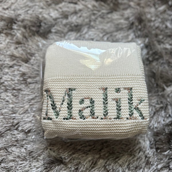 New Mom Gift Maternity Custom Baby Name Blanket Pregnant Sister Gift ...