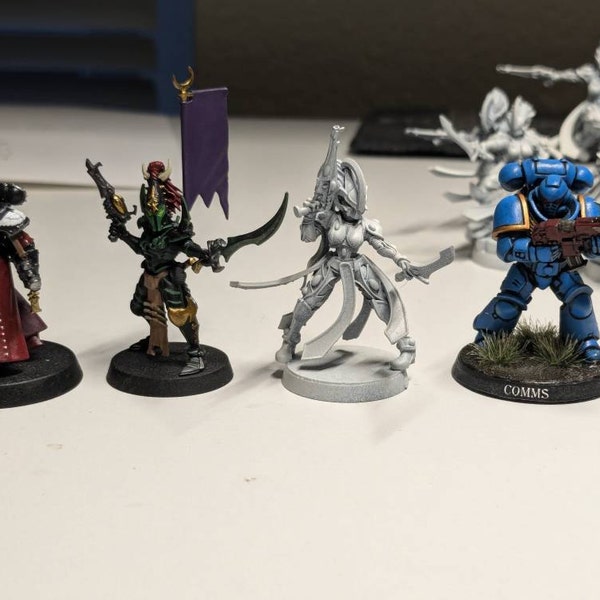 Bone Sirens (5 Models) - Space Elves - Drunkmag0scellar - Etsy