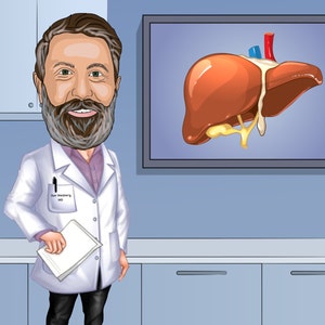 Endocrinologist Gift Custom Cartoon Portrait / Endocrinology | Etsy