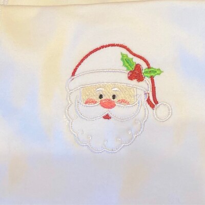 Santa Claus Face Embroidery Design, Christmas Embroidery Design Machine ...