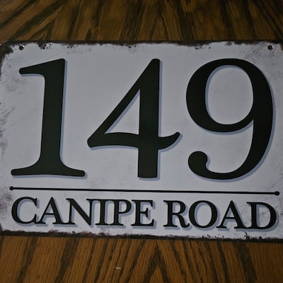 Mailbox Numbers, Light Post Address Sign, Personalized With Numbers ...