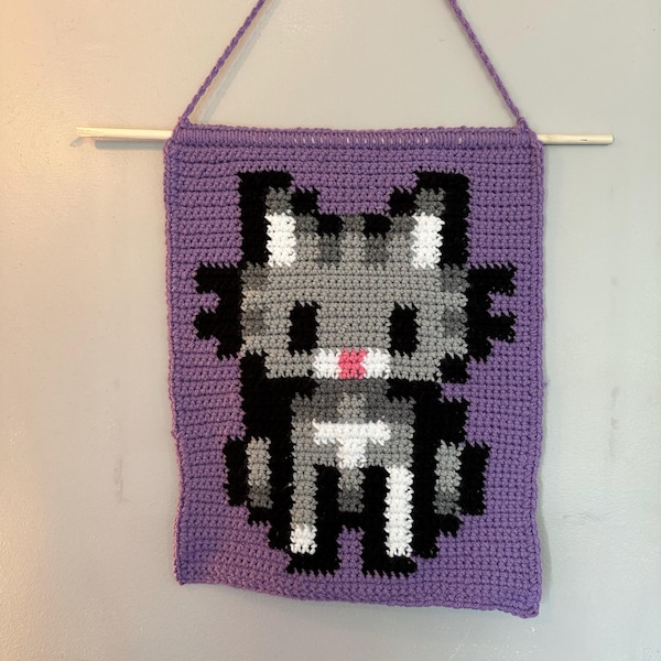Stardew Valley Cat Crochet Tapestry Pattern - Digital Download PDF ...