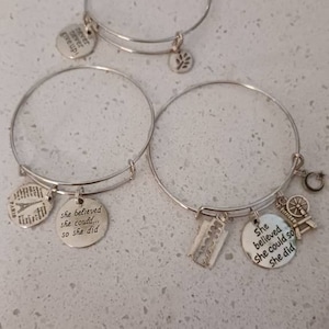 Silver Bangles With Charms, Silver Charms, Stackable Bangles,silver ...
