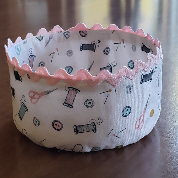 Mini Fabric Basket PDF Sewing Pattern; Fabric Gift Basket; Gift to Sew ...