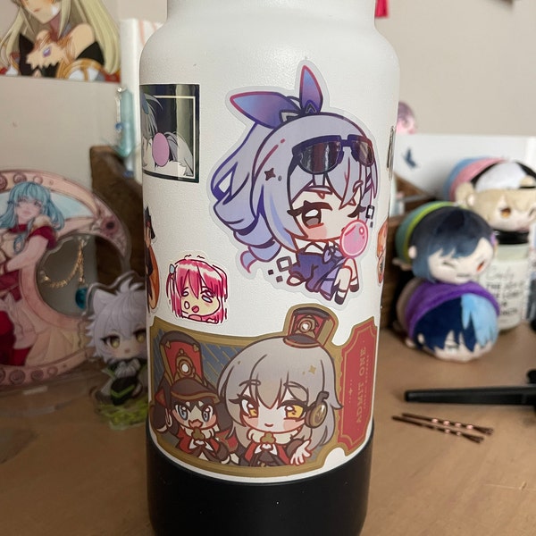 Honkai: Star Rail Astral Express Ticket Matte Gold Stickers / Water ...