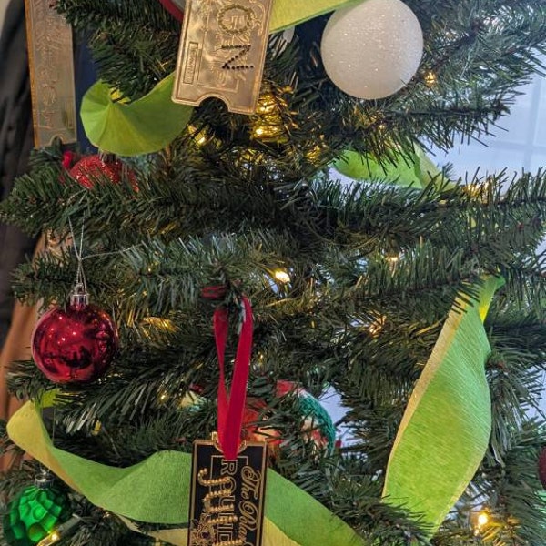 Polar Express Ticket, Train Ticket, Polar Express Ornament, Christmas ...