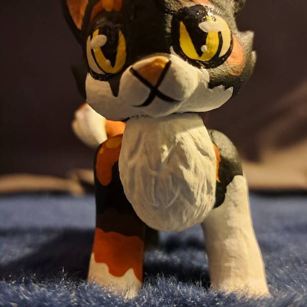 Ashpaw Warrior Cats LPS Clay Custom Apprentice Sized Bobble Head Figure ...