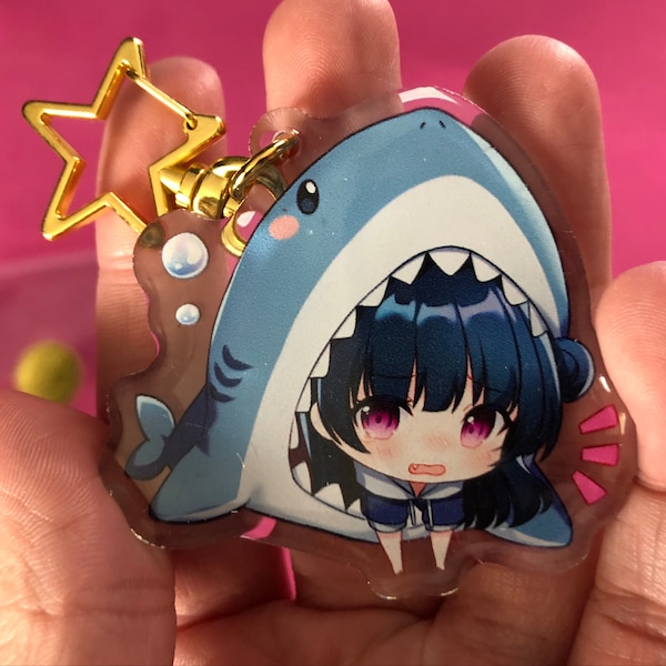 Yohane Shark Keychain - Love Live Sunshine - Etsy