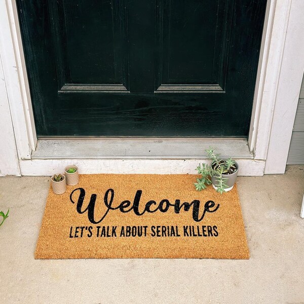 Welcome Hope You Like Plants Door Mat welcome Mat Housewarming Gift ...