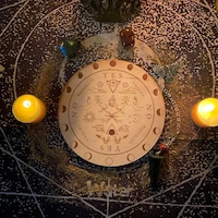 Pendulum Witch Board | Scrying Divining Kit | Wood Altar Tool | Unique ...