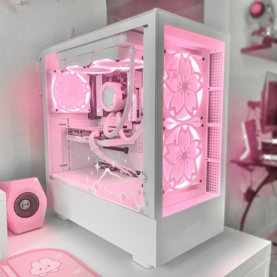 Sakura Cherry Blossom Logo V2 Gaming Computer Fan Shroud / Grill ...