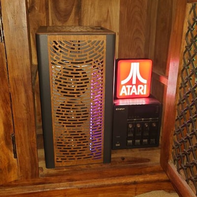 Atari USB Light up Retro Logo, 3D Printed, Led Light up Sign, Video ...