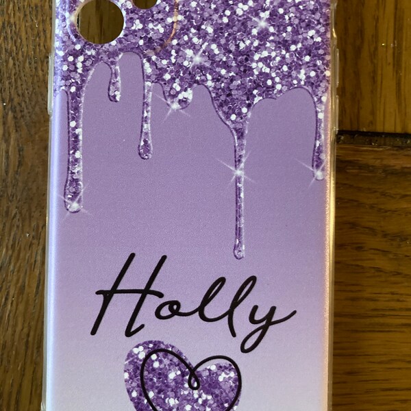 Personalised Phone Case iPhone 13 Shinee Hearts Custom Name Initials ...