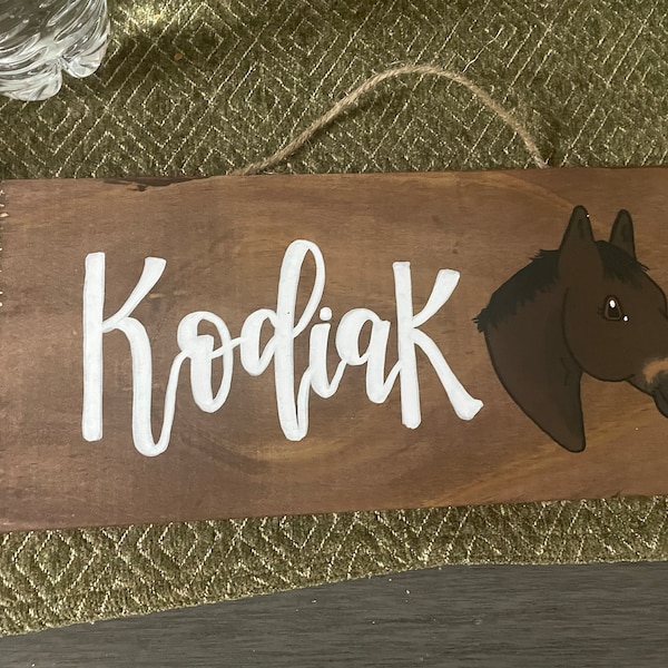 Horizontal Stall Sign - Etsy