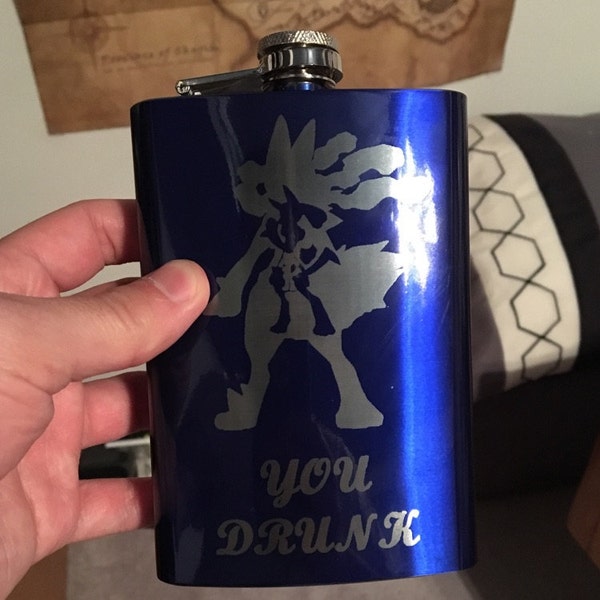 Pokemon Evolution 8oz Flask CHOOSE ONE EVOLUTION - Etsy