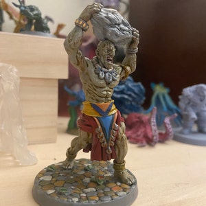 Stone Giant 3D Printed Resin Miniature Tabletop Role Playing Dungeons ...