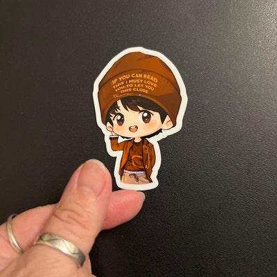 Cooky Military BTS Vinyl Waterpoof Sticker Jk Jungkook Hobihearteu Shop ...