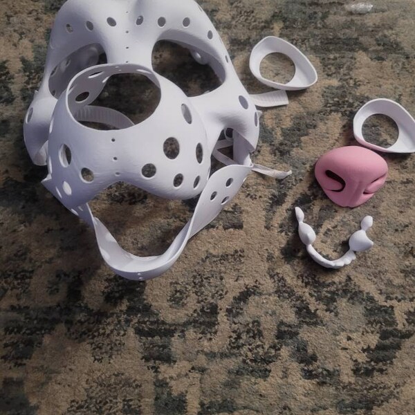 Toony Canine Rottie 3D Printed Fursuit Head Base Kit - Etsy