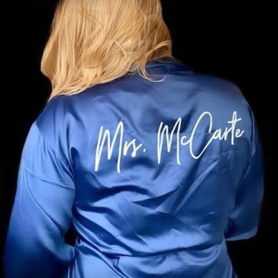 Personalized Robe for Valentine, Cute Valentine's Day Gift, Custom Robe ...