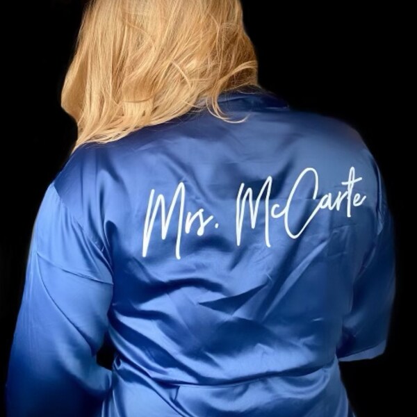 Personalized Robe for Valentine, Cute Valentine's Day Gift, Custom Robe ...