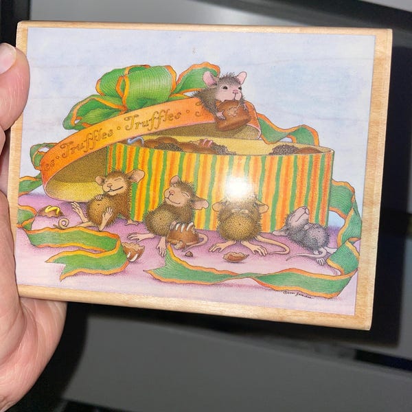 House Mouse Stamp Special Delivery HMTR1029 - Etsy