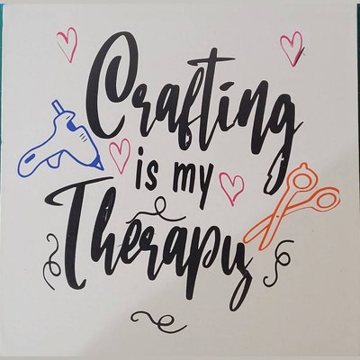 Crazy Crafting Lady Svg, Png, Crafty Svg, Funny Crafting Shirt Svg ...