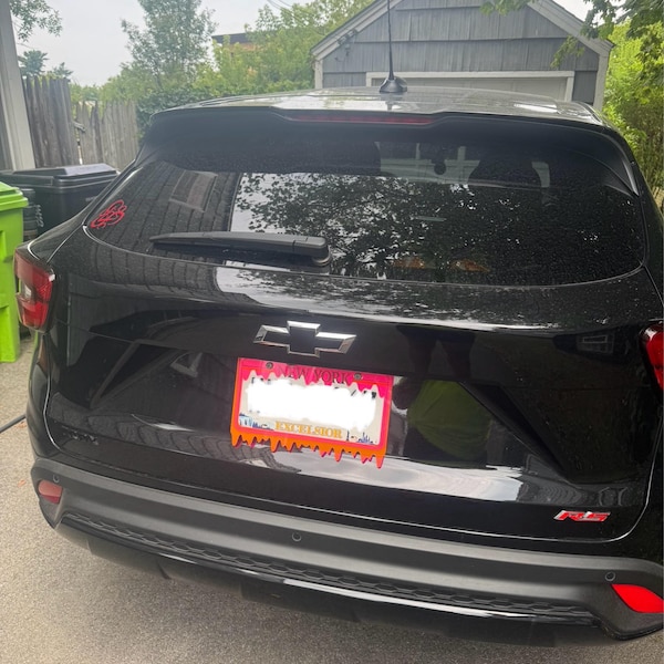 Motorcycle Slime Ooze License Plate Horizontal Frame Cover - JDM Plate ...