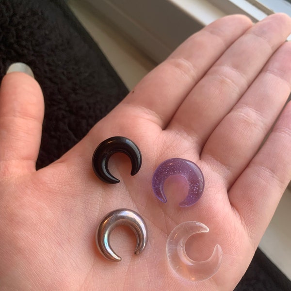 1 Pair (2 Pieces) Solid Pink Pinchers Spirals Glass - Etsy