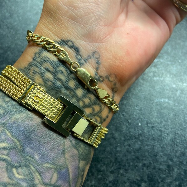 Stainless Steel Silver Wrist Watch Band Bracelet Extender With Fold ...