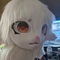 Candy Lavender Bunny Kigurumi Fursuit Furry Head Kig Style,white Bunny ...