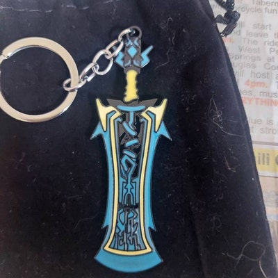 Xenoblade Chronicles Keychain / Zeke's Blade Keyring Pandoria / Xbc ...