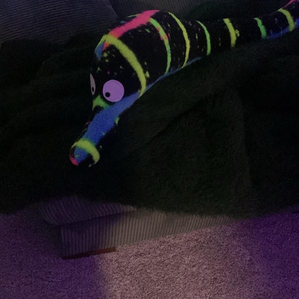 GIANT Worm on a String (squirmles) Plush - Etsy