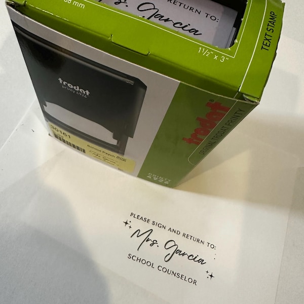 CUSTOM | Wooden or Self Inking Stamp | School Psychologist Stamp ...