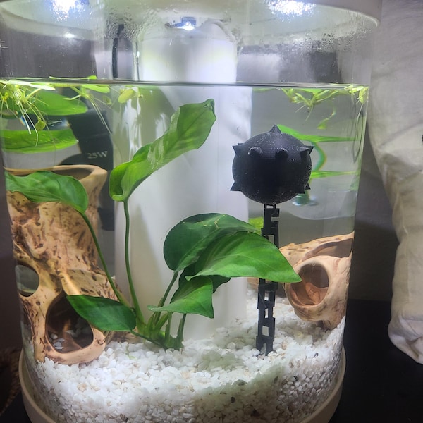 Naval Mine Aquarium Decoration: WWII Style Fish Tank Decor - Etsy