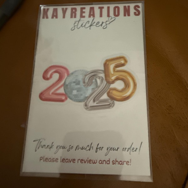 2025 Sticker,party Stickers,calendar Sticker,2025 Decoration,holiday ...