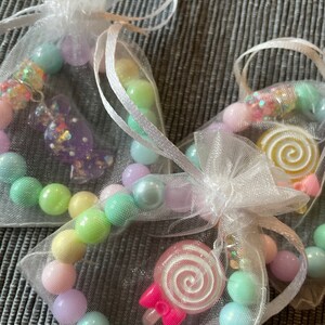 Girls Bubble Tea Bracelets Party Favors Bobo Birthday | Etsy