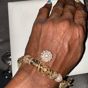 New Pandora Rose™ Gold Pink Daisy Flower Dangle Pendant Charm | Etsy