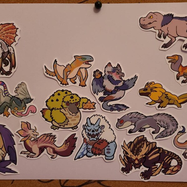 Monster Hunter Rise Sticker Set - Etsy