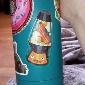 Lava Lamp Keychains Acrylic Keychain Waterproof Retro Nostalgia Happy ...