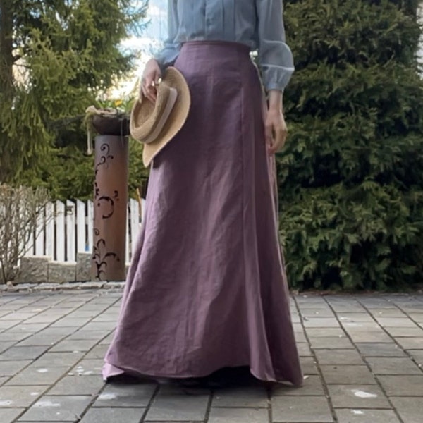 1890s Split Riding Skirt Sewing Pattern | Victorian Cycling Skirt ...