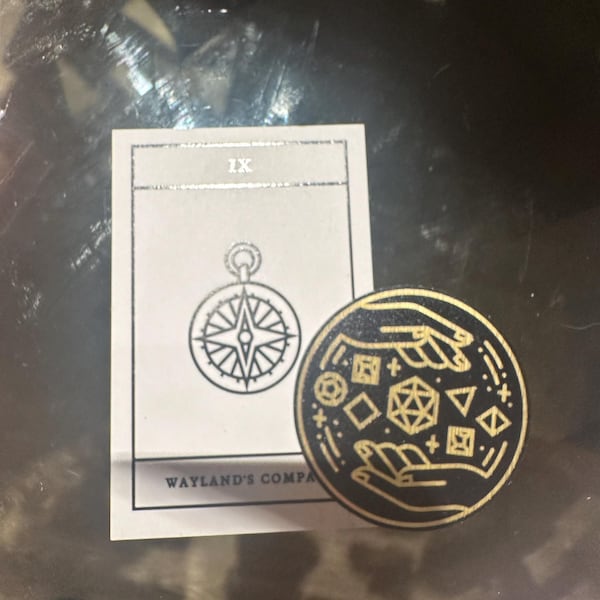 Warlock Class Enamel Pin / Warlock D&D Enamel Pin / Warlock RPG Enamel ...