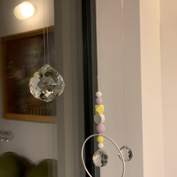 3pc Rainbow Catcher Prism 40mm Suncatcher Crystal Bulk Offer, Rainbow ...