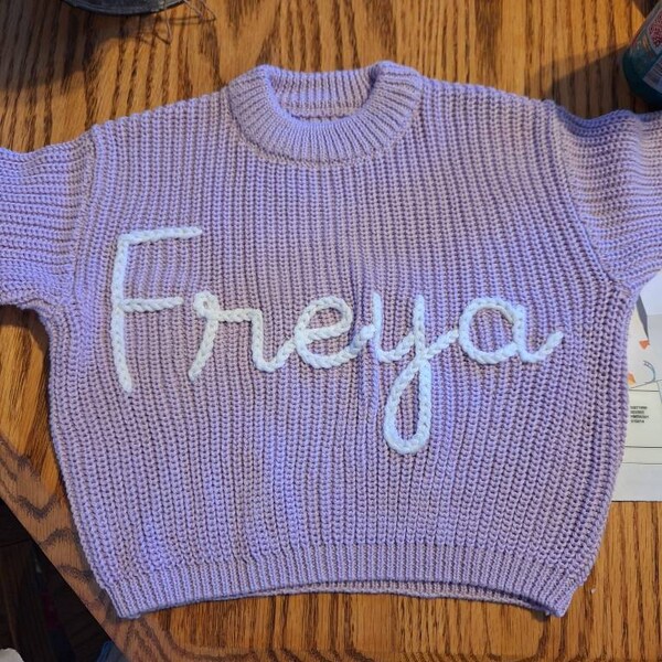 Kids Hand Embroidered Denim Jacket | Personalized Name Kids Jean Jacket ...