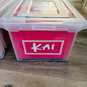 Kids File Box , Memory Box , Milestone Tote , School Organization ...