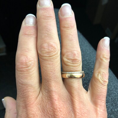 Simple Rose Gold Ring, Minimalist Ring, 2mm Rose Gold Ring for Women ...